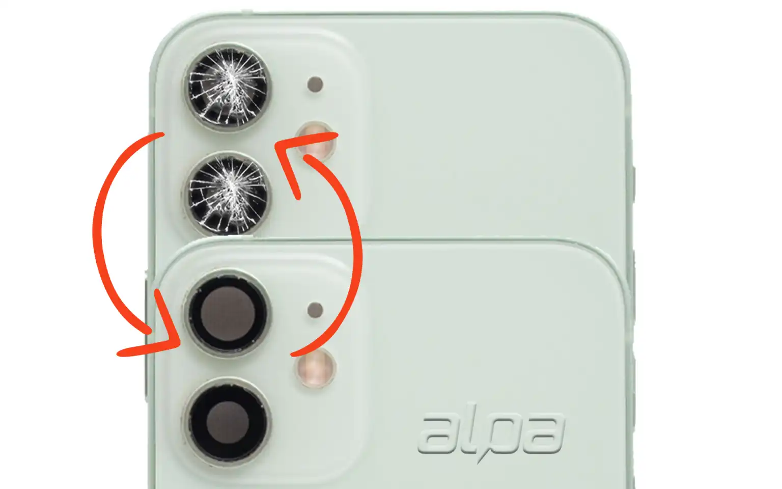 iPhone 12 mini Kamera Camı Değişimi Fiyatı 649 TL | ALPA Tamir Merkezi