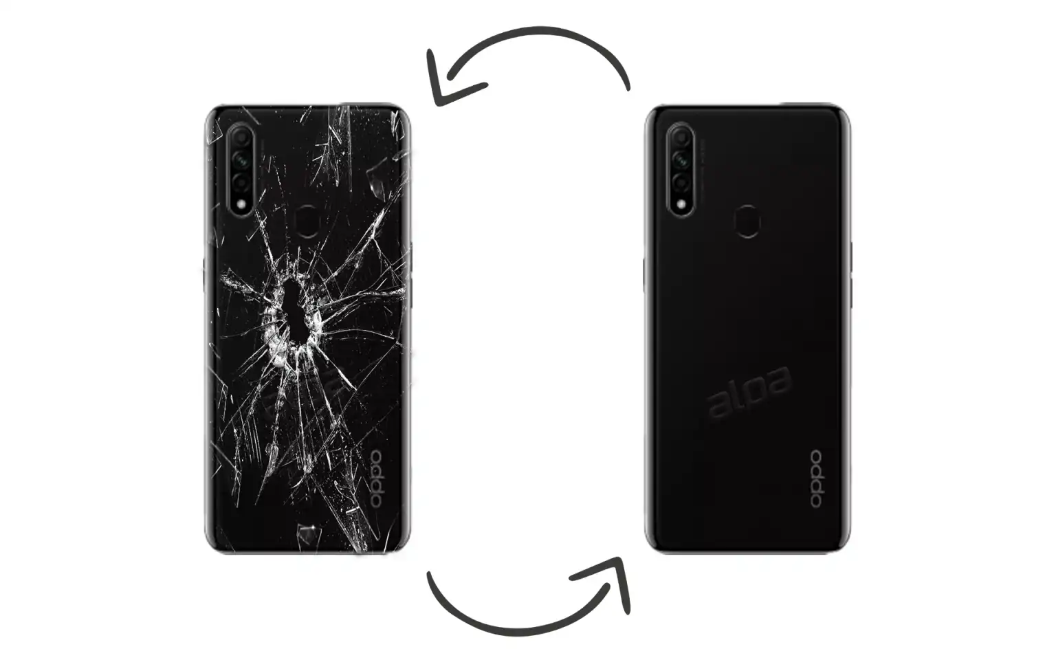 Oppo A8 Arka Cam Değişimi Fiyatı | ALPA Tamir Merkezi
