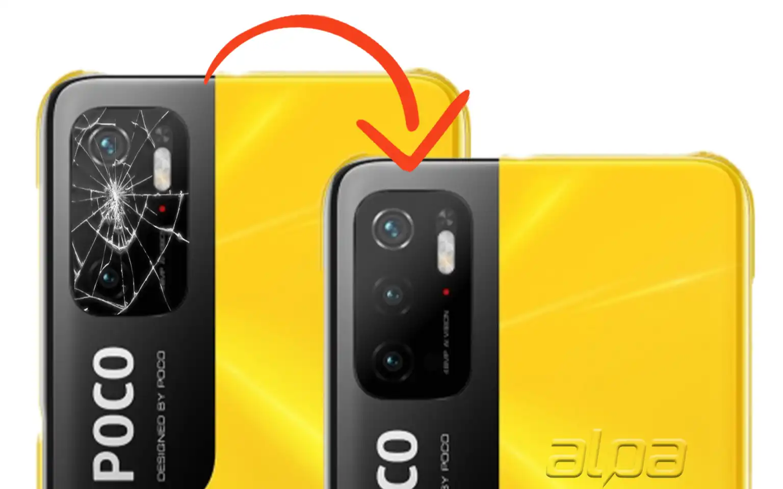 Poco M3 Pro 5G Kamera Camı Değişimi Fiyatı | ALPA Tamir Merkezi