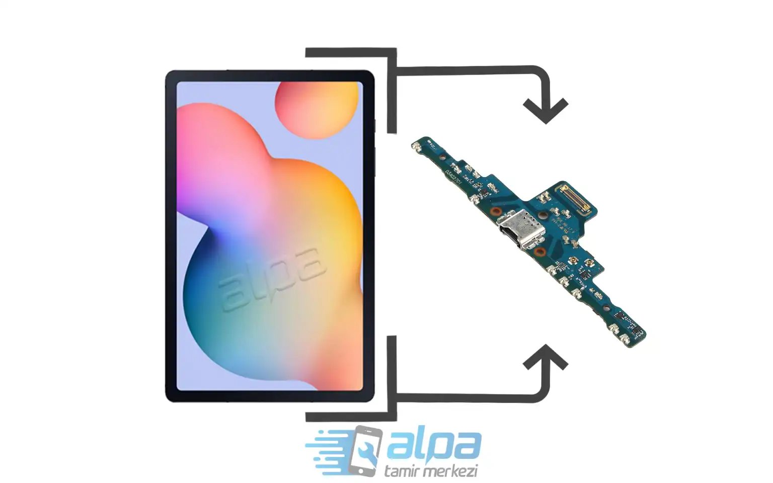 Samsung Galaxy Tab S6 Lite SM-P610 Şarj Soketi Değişimi Fiyatı | ALPA ...