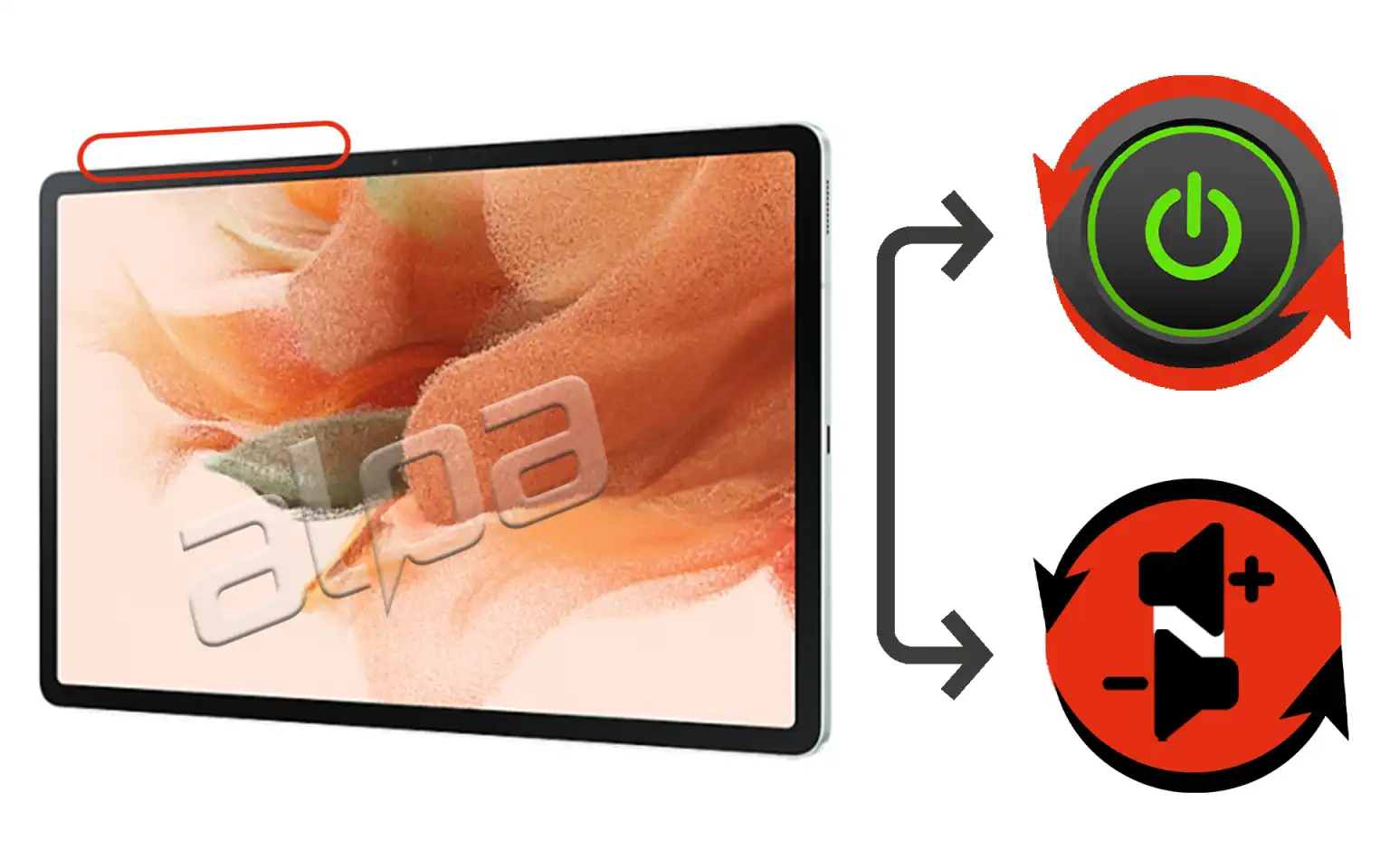 Samsung Galaxy Tab S7 FE SM-T730 Açma-Kapama, Ses Tuşu Tamiri Fiyatı ...