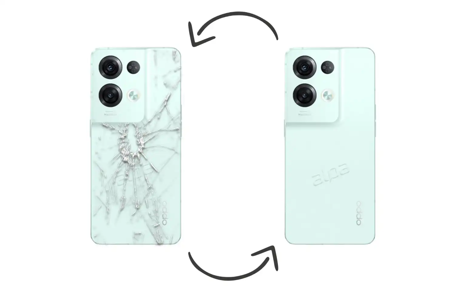 Oppo Reno 8 Pro Arka Cam Değişimi Fiyatı | ALPA Tamir Merkezi