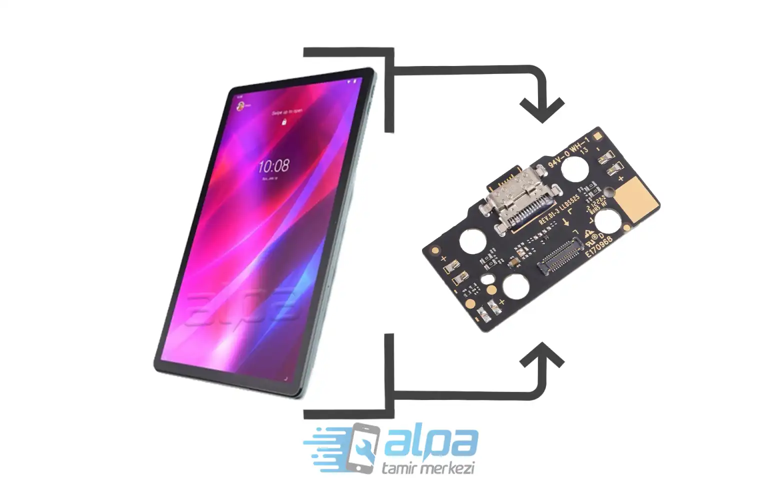 Lenovo Tab P11 Plus Şarj Soketi Değişimi Fiyatı | ALPA Tamir Merkezi