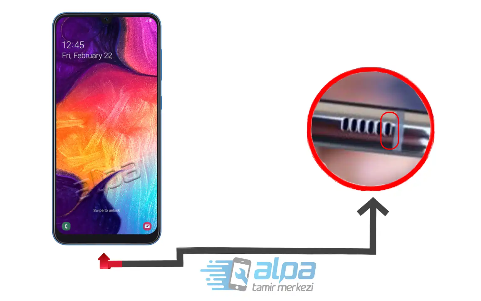 Samsung Galaxy A50 Mikrofon Değişimi Fiyatı | ALPA Tamir Merkezi