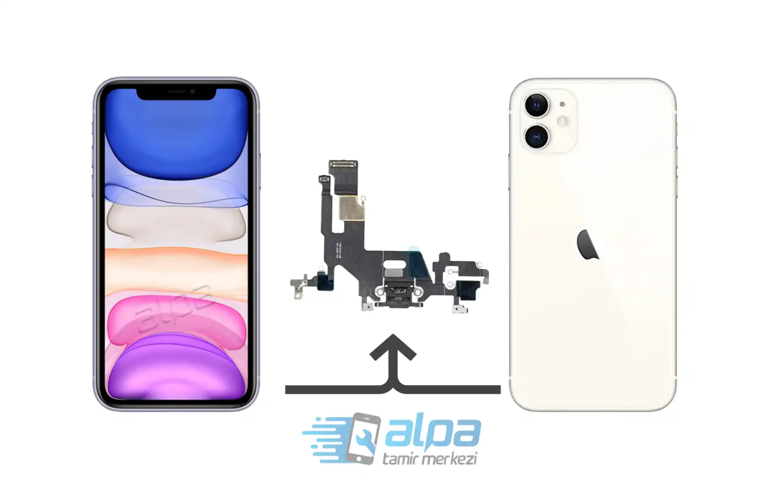 iPhone 11 Şarj Soketi Değişimi Fiyatı 1.599 TL | ALPA Tamir Merkezi